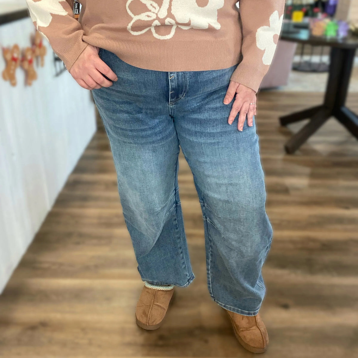 Super High Barrel Leg Jeans | Mica Denim – Ruby Joy Boutique